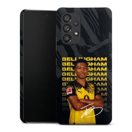 DeinDesign Galaxy A53 5G Handy Premium Case Smartphone Handyh&uuml;lle Schutzh&uuml;lle matt Borussia Dortmund Jobe Bellingham Bvb Premium Case