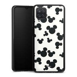 DeinDesign Galaxy A12 Handy Silikon H&uuml;lle Case schwarz Handyh&uuml;lle Mickey Mouse Official Licensed Product Disney