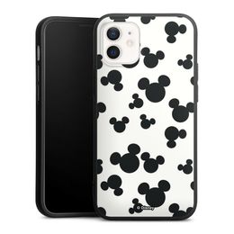 DeinDesign iPhone 12 mini Handy Premium Silikon H&uuml;lle Handyh&uuml;lle schwarz Case Mickey Mouse Official Licensed Product Disney Silikon Premium Case