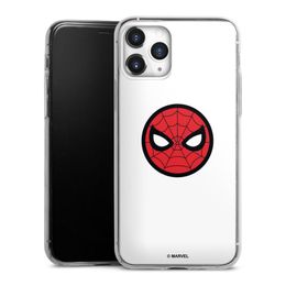 DeinDesign iPhone 11 Pro Handy Slim Case Silikon Handyh&uuml;lle transparent H&uuml;lle extra d&uuml;nn Spiderman Merchandise Marvel Silikon Slim Case
