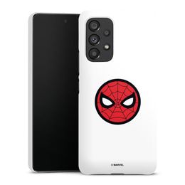 DeinDesign Galaxy A53 5G Handy Premium Case Smartphone Handyh&uuml;lle Schutzh&uuml;lle gl&auml;nzend Marvel Merchandise Spiderman Premium Case