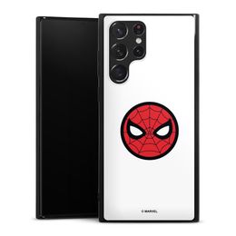DeinDesign Galaxy S22 Ultra Handy Silikon H&uuml;lle Case schwarz Handyh&uuml;lle Merchandise Marvel Spiderman