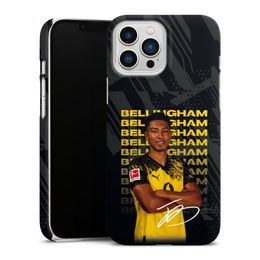 DeinDesign iPhone 13 Pro Max Handy Premium Case Smartphone Handyh&uuml;lle Schutzh&uuml;lle matt Borussia Dortmund Jobe Bellingham Bvb Premium Case