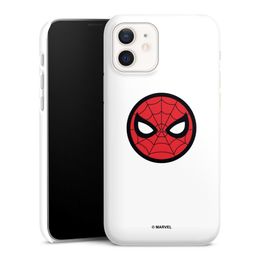DeinDesign iPhone 12 Handy Premium Case Smartphone Handyh&uuml;lle Schutzh&uuml;lle gl&auml;nzend Merchandise Marvel Spiderman Premium Case