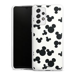 DeinDesign Galaxy A33 5G Handy Silikon H&uuml;lle Case wei&szlig; Handyh&uuml;lle Mickey Mouse Official Licensed Product Disney Silikon Case