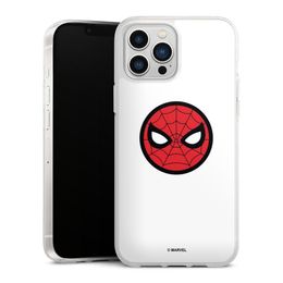 DeinDesign iPhone 13 Pro Max Handy Silikon H&uuml;lle Case transparent Handyh&uuml;lle Merchandise Marvel Spiderman Silikon Case