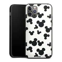 DeinDesign iPhone 12 Pro Handy Premium Silikon H&uuml;lle Handyh&uuml;lle schwarz Case Mickey Mouse Official Licensed Product Disney Silikon Premium Case