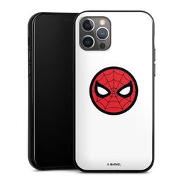 DeinDesign iPhone 12 Pro Handy Silikon H&uuml;lle Case schwarz Handyh&uuml;lle Merchandise Marvel Spiderman