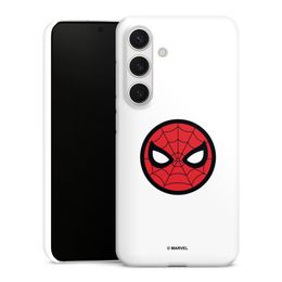 DeinDesign Galaxy S24 Handy Premium Case Smartphone Handyh&uuml;lle Schutzh&uuml;lle gl&auml;nzend Merchandise Marvel Spiderman Premium Case