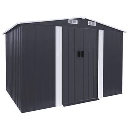METALL-GARTENHAUS boston Grau