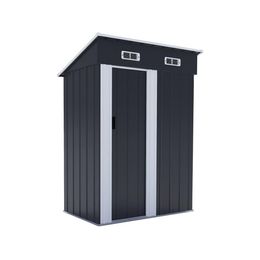 METALL-GARTENHAUS memphis Grau