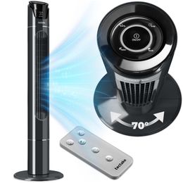 TecTake&reg; Turmventilator, oszillierend, mit Timer-Funktion, 31 x 110 cm
