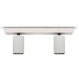 Paco Home Wandleuchte "TIMO SQ", schwarz-wei&szlig; (wei&szlig;), 2, &Oslash; 5,7cm H: 12,7cm, Leuchten, Wandleuchte