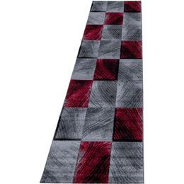 L&auml;ufer Ayyildiz Teppiche "Plus 8003" Gr. 12, rot, B:80cm H:6mm L:300cm, Kunstfaser, Teppiche, L&auml;ufer, gemusterter Flachflor, robust, Webteppich, alle R&auml;ume