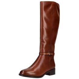 Stiefel Tamaris "Tamaris Stiefel Leder", Damen, Gr. 38, cognac, Leder, Schuhe Stiefel