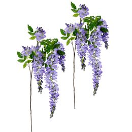 Kunstblume I.GE.A. "Goldregenzweig", lila (violett), B:33cm H:95cm L:30cm, Obermaterial: 90% Polyester, 10% Kunststoff, Kunstpflanzen, als 2er oder 5er Set