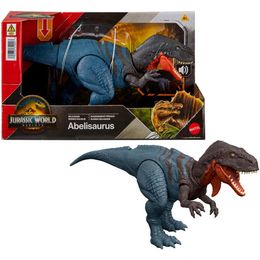 Spielfigur Mattel "Jurassic World, Rebirth, Wild Roar Abelisaurus", bunt, Spielfiguren, KinderB:7,52cm H:12,78cm, Kunststoff, B:7,52cm H:12,78cm