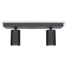 Paco Home Wandleuchte "TIMO SQ", schwarz, 2, &Oslash; 5,7cm H: 12,7cm, Leuchten, Wandleuchte