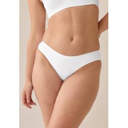 Slip Naturana "The Thursday", Damen, Gr. 38, 1 Stk., wei&szlig;, Microfaser, Obermaterial: 76% Polyamid, 24% Elasthan, unifarben, Unterhosen Slip, feminin, elastisch, bequem, eng, weich