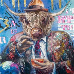 Pro Art Originalbild CRAZY CATTLE