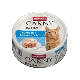 animonda Carny Nassfutter Katze Adult Ocean Thunfisch und Meeresfr&uuml;chte 12x80 g