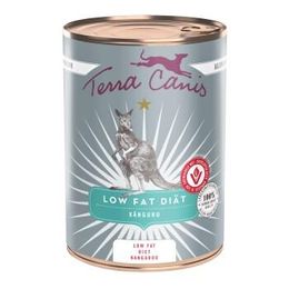 Terra Canis Nassfutter Hund Low Fat Di&auml;t K&auml;nguru 6x400 g