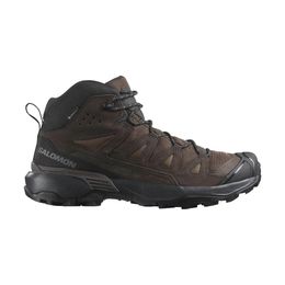 Salomon X Ultra 360 Leather Mid GTX Schuhe Herren braun 46.6