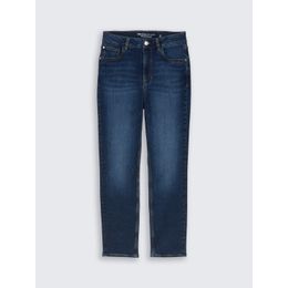 Tom Tailor Denim Damen TTLOTTE SLIM Jeans, blau, Uni, Gr. 27