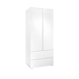 Smart Kleiderschrank BEN &brvbar; wei&szlig; &brvbar; Ma&szlig;e (cm): B: 80 H: 191 T: 55.0 &raquo; H&ouml;ffner