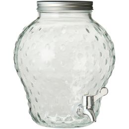 IB Laursen Getr&auml;nkespender Erdbeere 3,8 L 24 cm, &Oslash; 17 cm, 3,8 L skandinavische Deko Online Shop