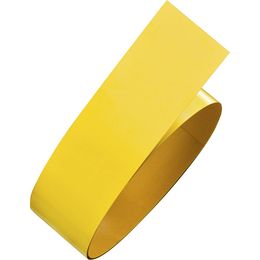 Moravia Bodenmarkierungsband aus Flachstahl, Breite 75 mm, Rollenl&auml;nge 1,5 m, gelb