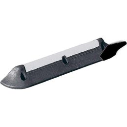 Moravia Radstopp, LxBxH 750 x 120 x 100 mm, schwarz / wei&szlig; reflektierend