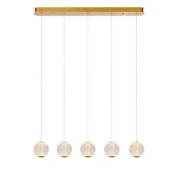 Lucide CINTRA Pendelleuchte LED Gold, 5-flammig
