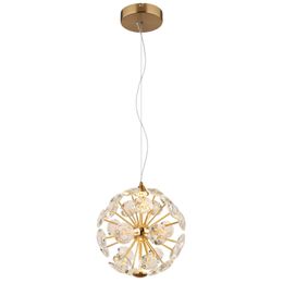 Globo Virina H&auml;ngeleuchte LED Gold, 1-flammig