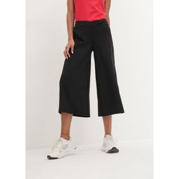 bonprix Wadenlange Sporthose schnelltrocknend, schwarz, Gr.40/42 (M), Schnelltrocknende Sport-Culotte