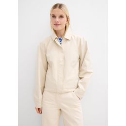 bonprix Blouson, beige, Gr.44, Blouson mit Bindeband