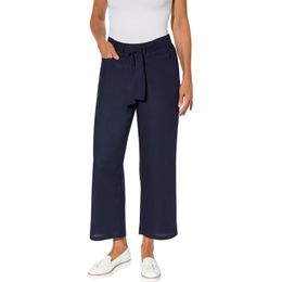Damen Culotte mit Dehnbund marine, Gr&ouml;&szlig;e 38