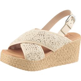 Heine Damen Sandalette beige Gr&ouml;&szlig;e 38