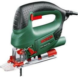 Bosch Stichs&auml;ge PST 8000 PEL gr&uuml;n/schwarz, Koffer, 5-teiliges S&auml;geblatt - Set, 530 Watt