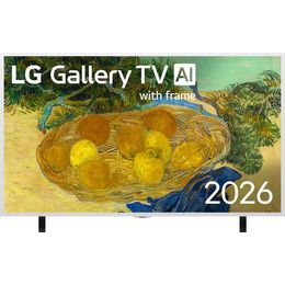 LG 55LX7B6LA.AEEQ (Gallery TV), QNED-Fernseher 139 cm (55 Zoll), silber/schwarz, UltraHD/4K, Gallery+, PVR, TimeShift