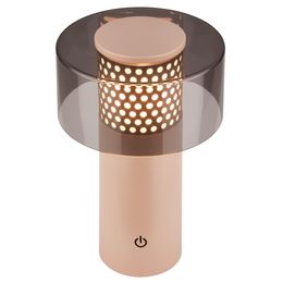 Briloner Leuchten LED Au&szlig;en-Tischleuchte "GILA 7669011", beige, Leuchten