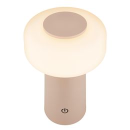 Briloner Leuchten LED Au&szlig;en-Tischleuchte "JUNA 7580011", beige, Leuchten