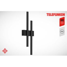 LED Au&szlig;en-Wandleuchte Telefunken "GRAZ", schwarz, Leuchten, LED Au&szlig;enwandleuchte