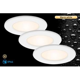 Briloner Leuchten LED Einbauleuchte "THIN", wei&szlig;, Leuchten
