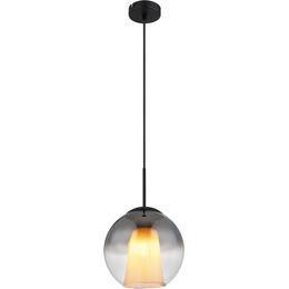 Globo LIGHTING H&auml;ngeleuchte "BARRY", schwarz, &Oslash; 25cm H: 120cm, 1 Stk., Leuchten, H&auml;ngelampe/Pendelleuchte/Esszimmer/Wohnzimmer/Esstisch, H&auml;ngeleuchte