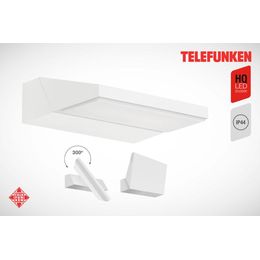 LED Au&szlig;en-Wandleuchte Telefunken "BERGEN", wei&szlig;, Leuchten, LED Au&szlig;enwandleuchte
