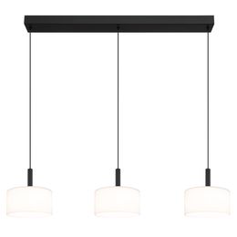 Globo LIGHTING LED Pendelleuchte "TRENTON", schwarz, 1 Stk., Leuchten, H&auml;ngelampe/H&auml;ngeleuchte/Wohnzimmer/Esstisch/elegant, LED Pendelleuchte