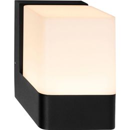 Au&szlig;en-Wandleuchte Telefunken "LED Wandlampe", schwarz-wei&szlig; (schwarz, wei&szlig;), Leuchten
