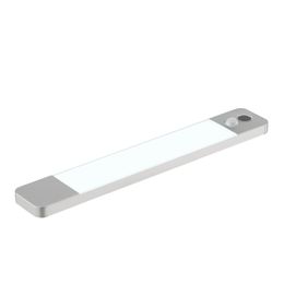 Hanseatic LED Unterbauleuchte "/ Schrankbeleuchtung / Lichtleiste LUBLUGHK223", silber (aluminiumfarben), 1, H: 1cm, 1 Stk., Leuchten, Akkubetrieb, 4000 K, 25cm x 4cm