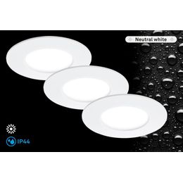 Briloner Leuchten LED Einbauleuchte "FLAT IN", wei&szlig;, Leuchten